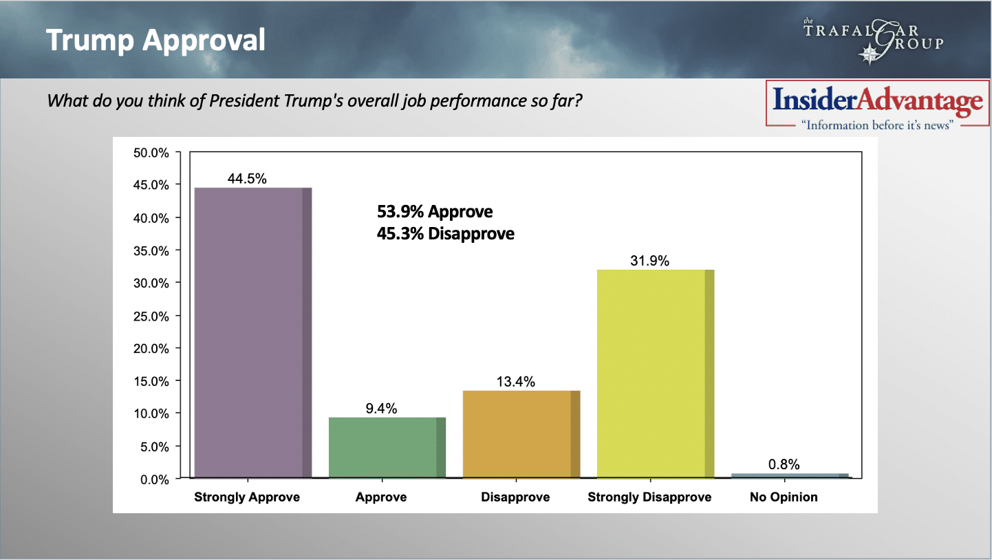 Trump/DOGE Approval, February 2025 – Trafalgar Group